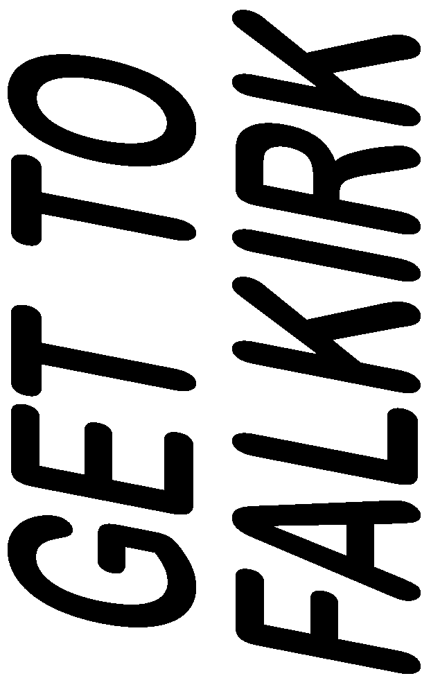 Absolutely - The web site - Get to Falkirk sign