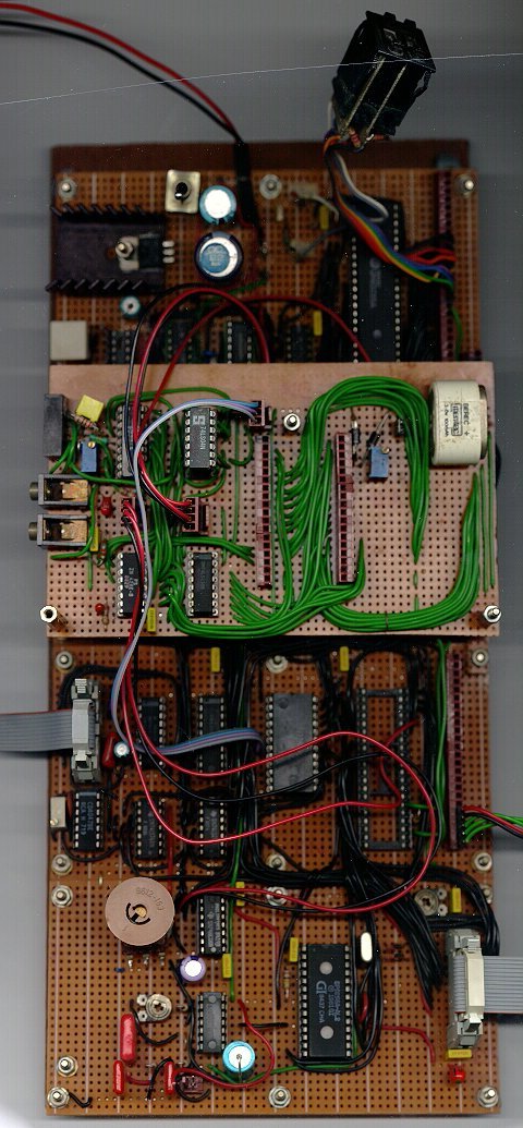 Close view of Z80 development platform